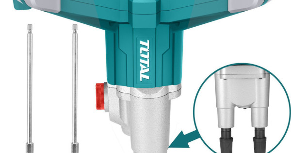 Total Ηλεκτρικός Διπλός Αναδευτήρας 1800W με Εξάρτημα Ανάδευσης